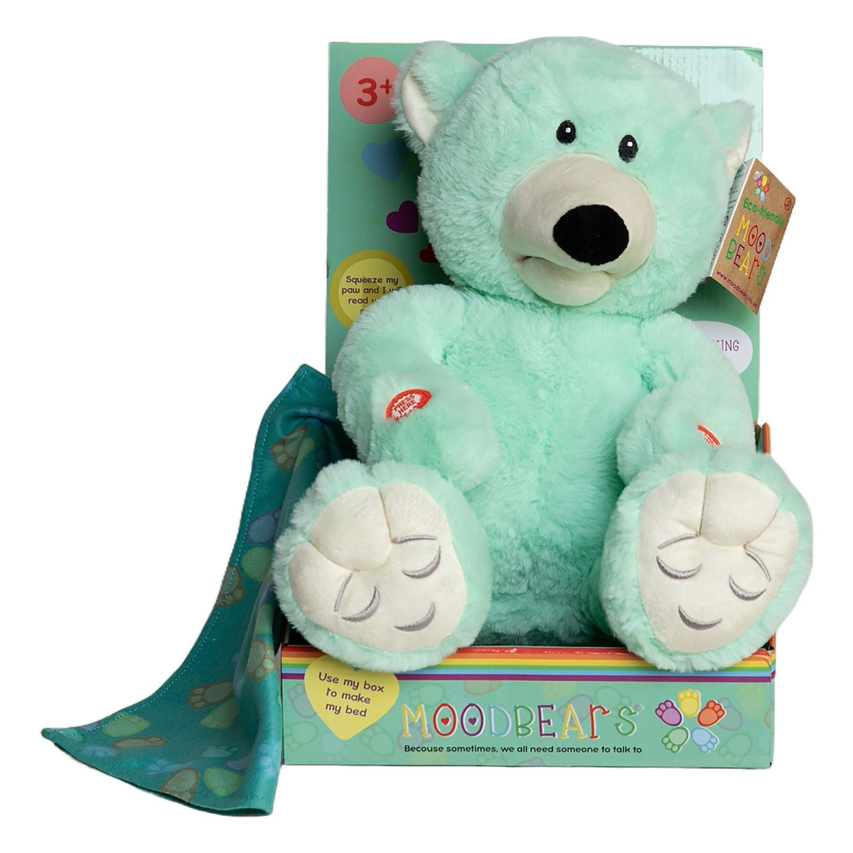Mood Bears | Talking Large Calm Bear 30cm Plush – JMToys.co.uk