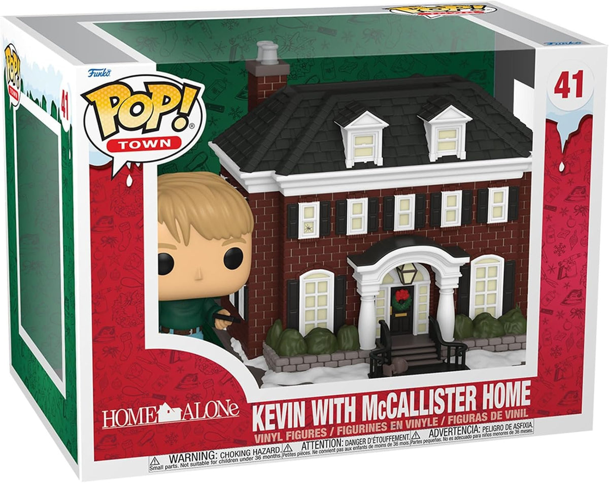 KEVIN WITH McCALLISTER HOME | Home Alone | Funko Pop Town | 6 INCH #41 ...