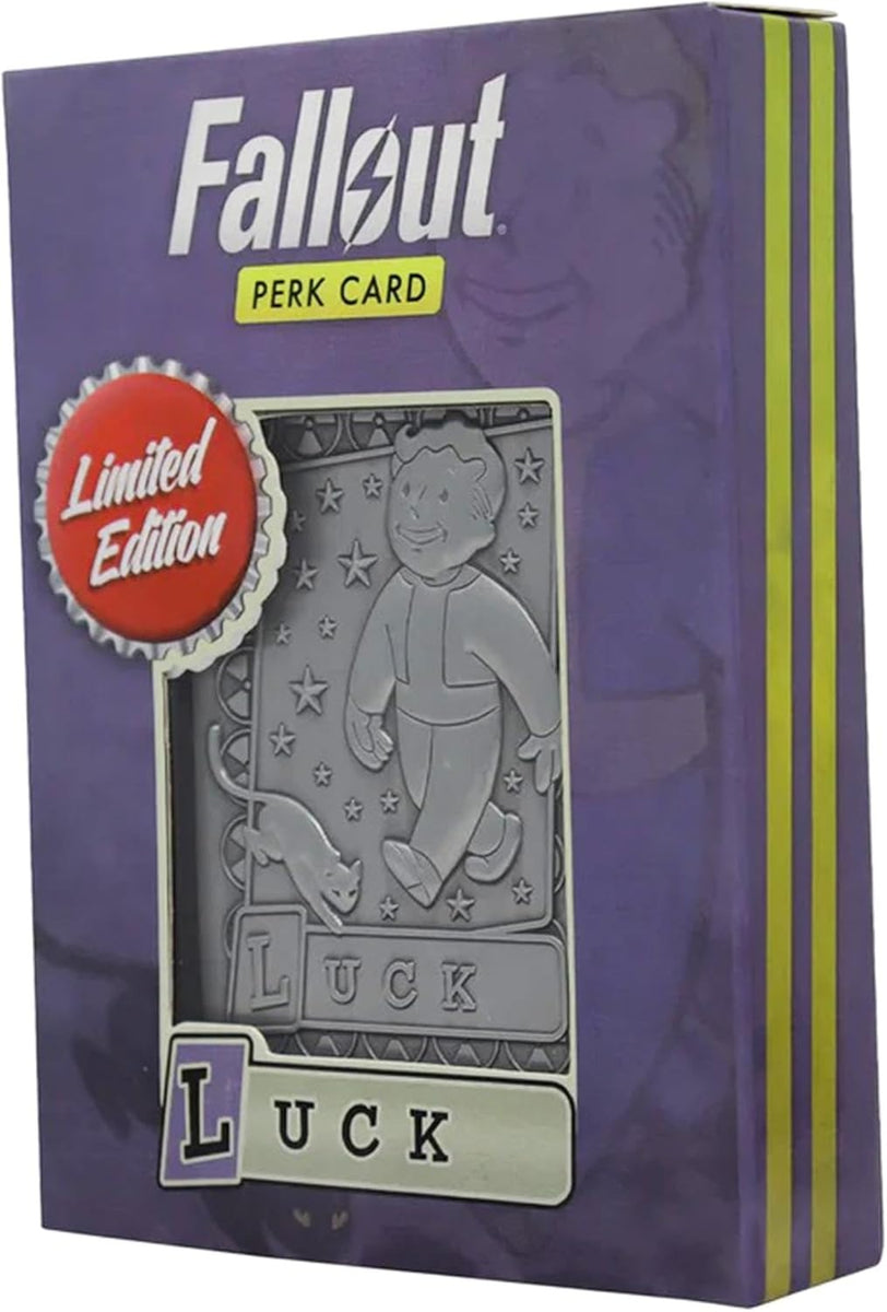 LUCK PERK CARD | Fallout | Limited Edition – JMToys.co.uk