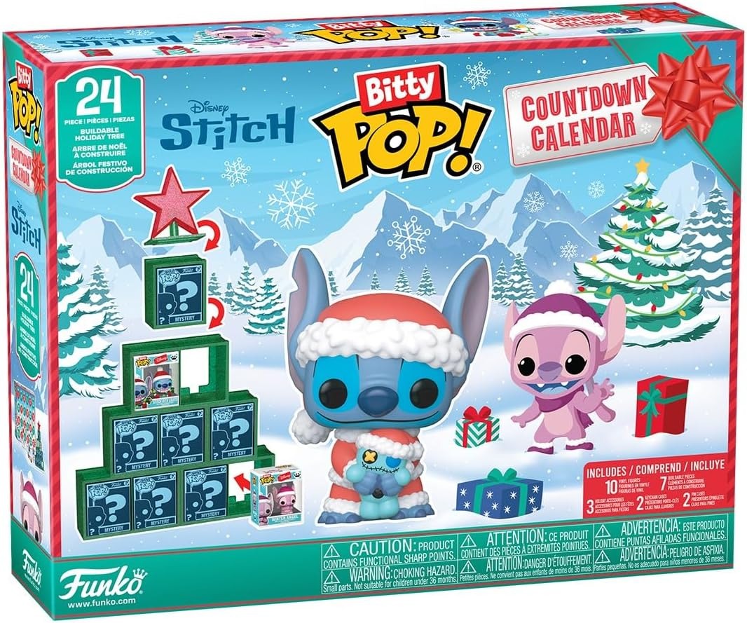 Funko Bitty Pop! Advent Countdown Calendar | Disney Lilo & Stitch | 24 ...