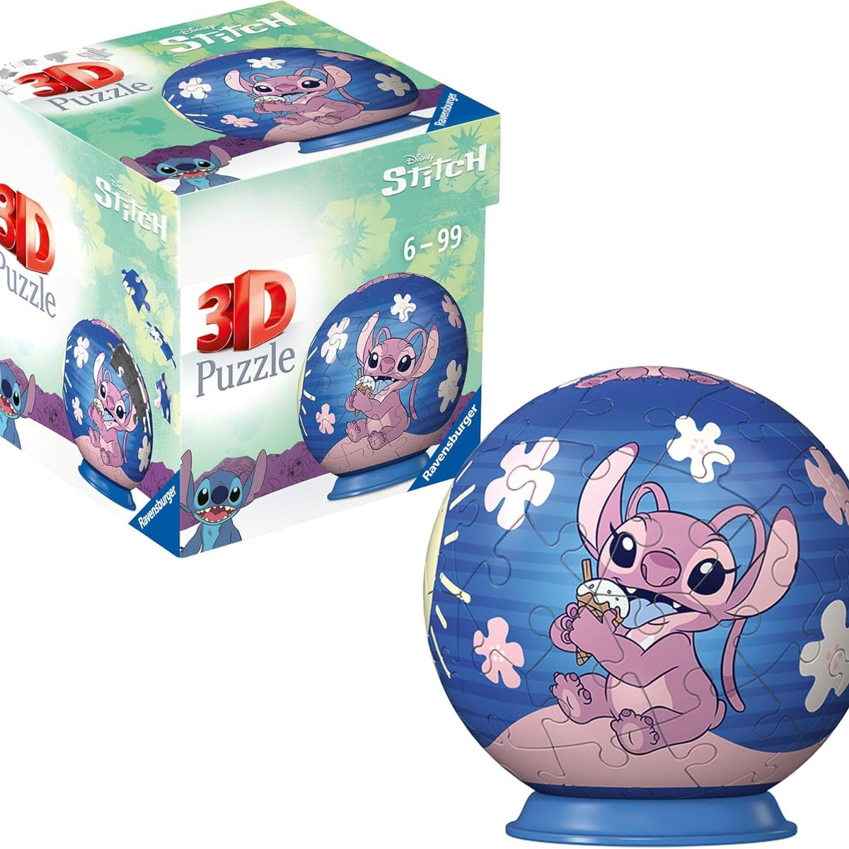 ANGEL | Ravensburger | Stitch | 55 Piece 3D Jigsaw Puzzle – JMToys.co.uk