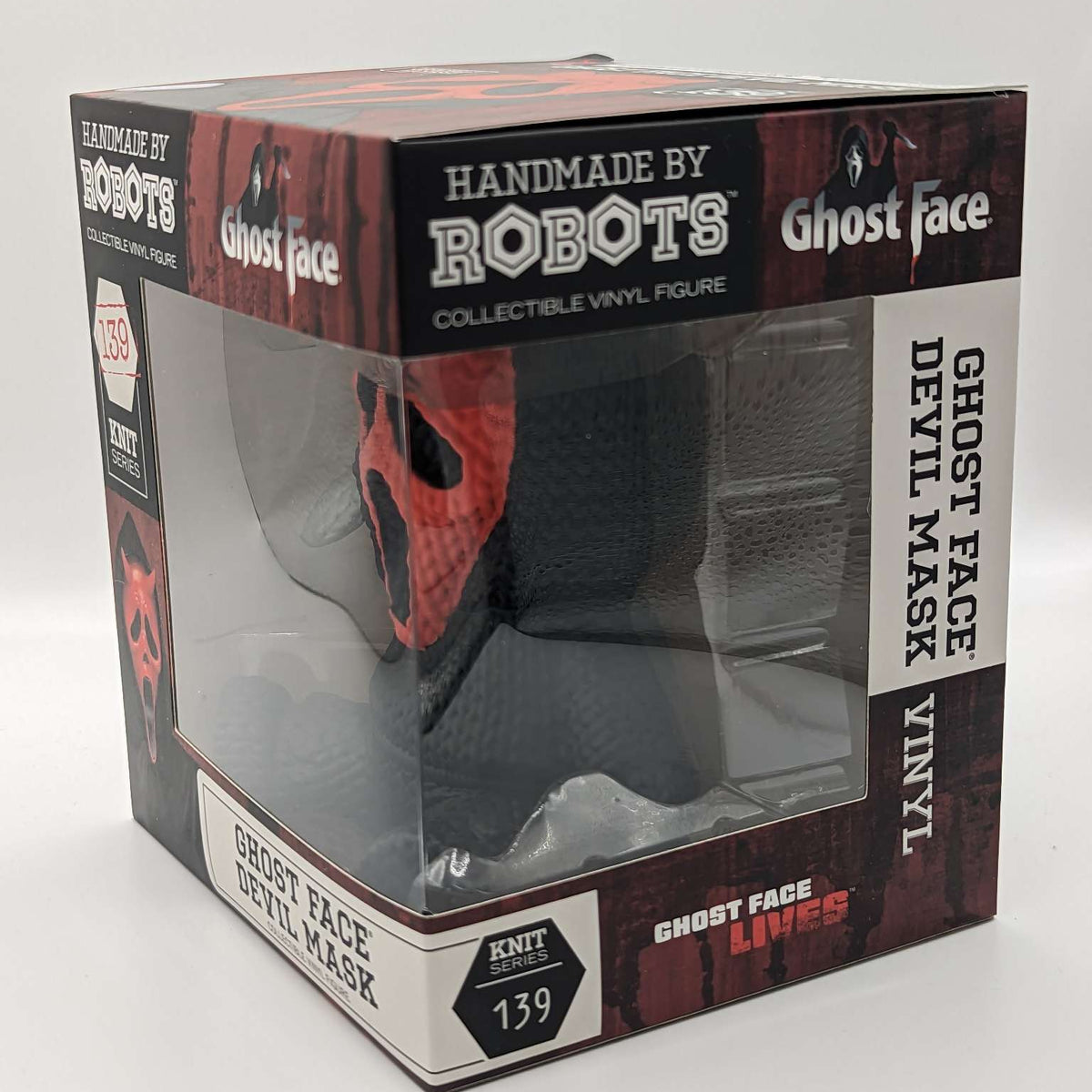 Ghost Face Devil Mask Red | Handmade by Robots | Scream | Vinyl Figure ...