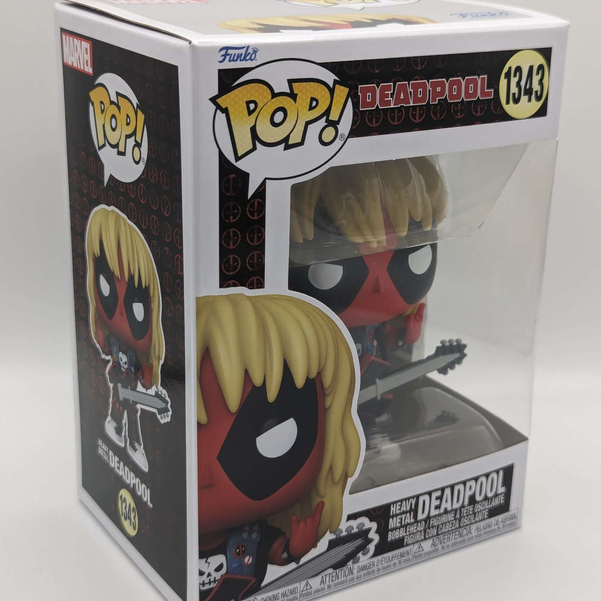 Funko Pop Marvel | Heavy Metal Deadpool #1343 – JMToys.co.uk