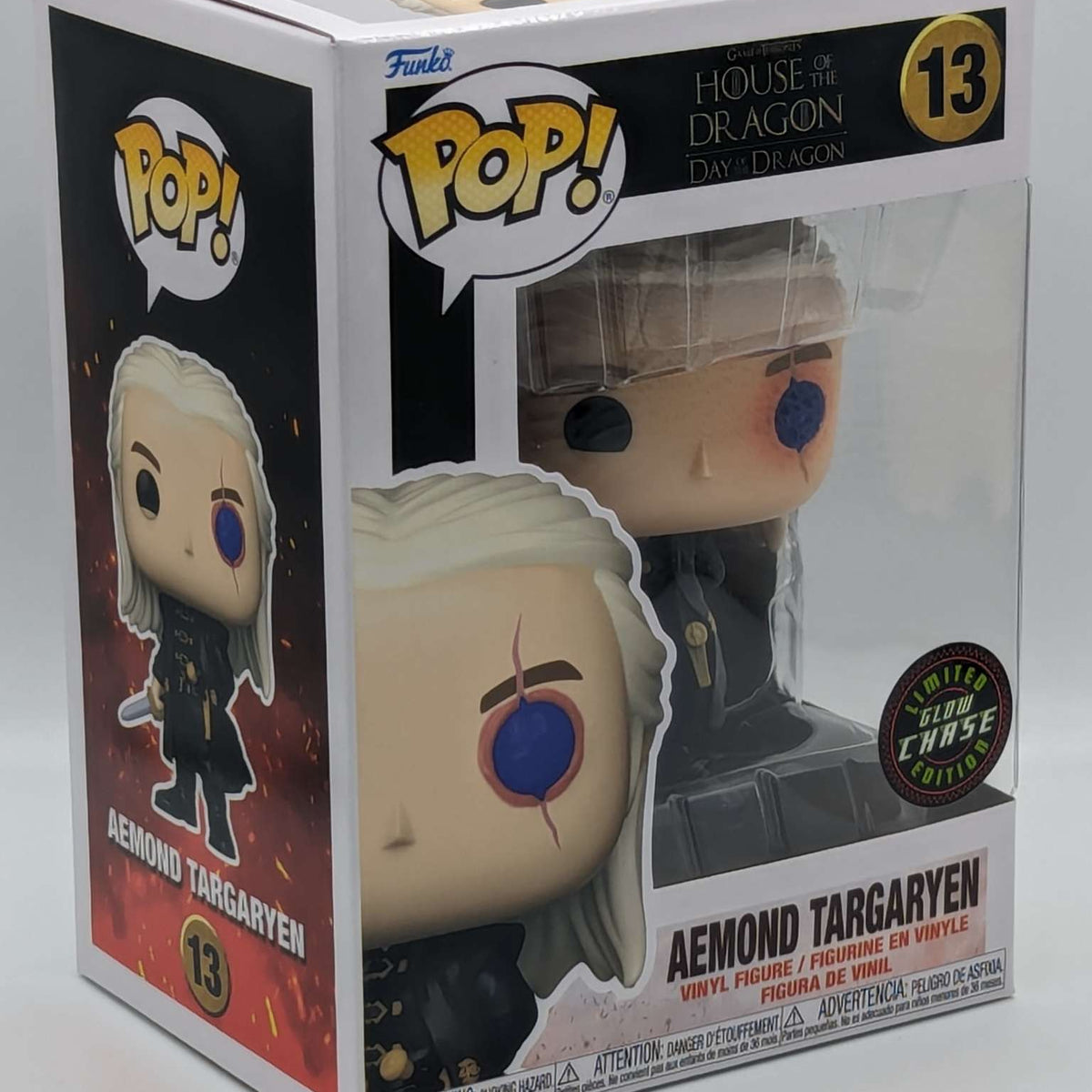 Funko Pop House of The Dragon | Aemond Targaryen | Glow Chase #13 ...