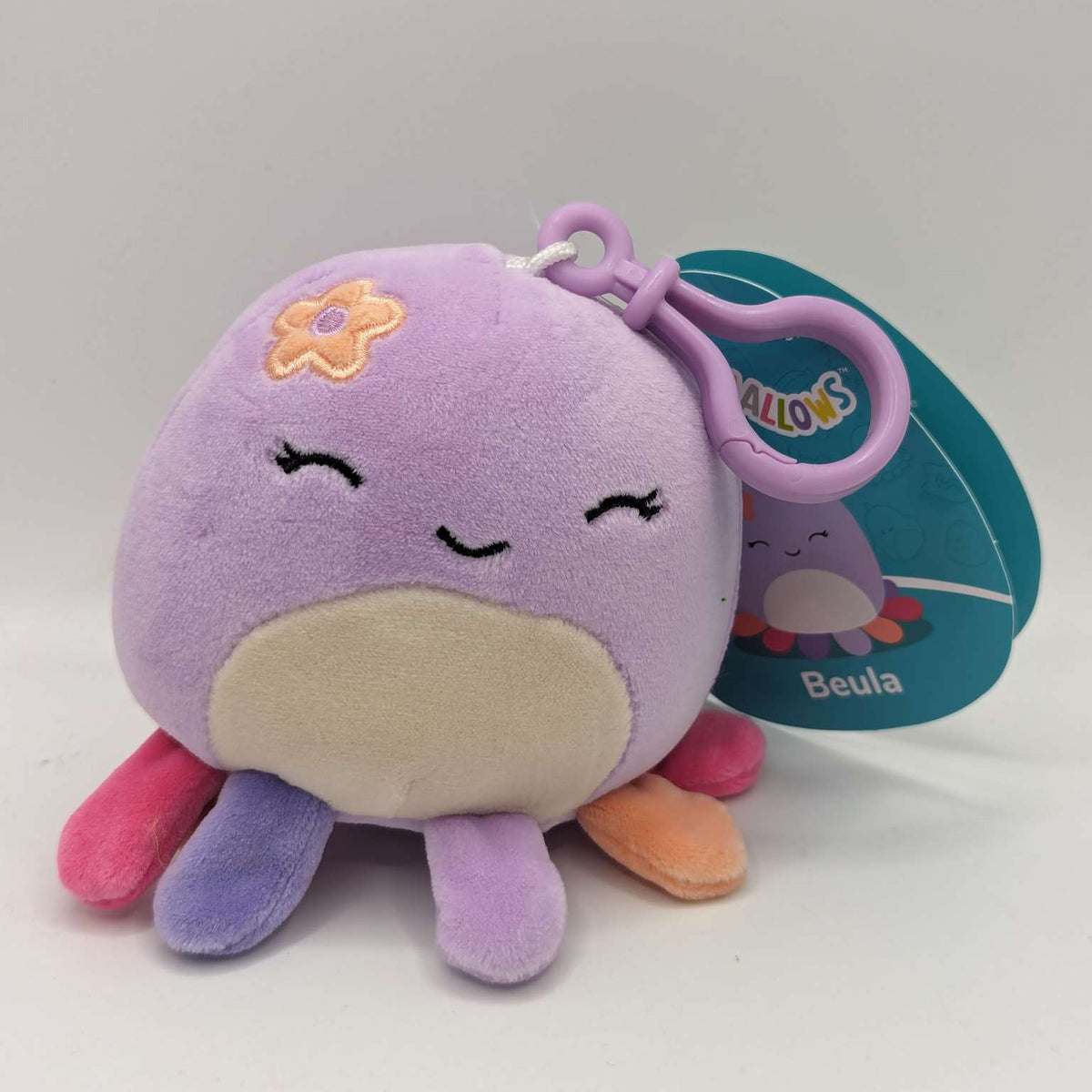 Squishmallows 3.5" Mini Clip-On Plush | Beula the Octopus – JMToys.co.uk