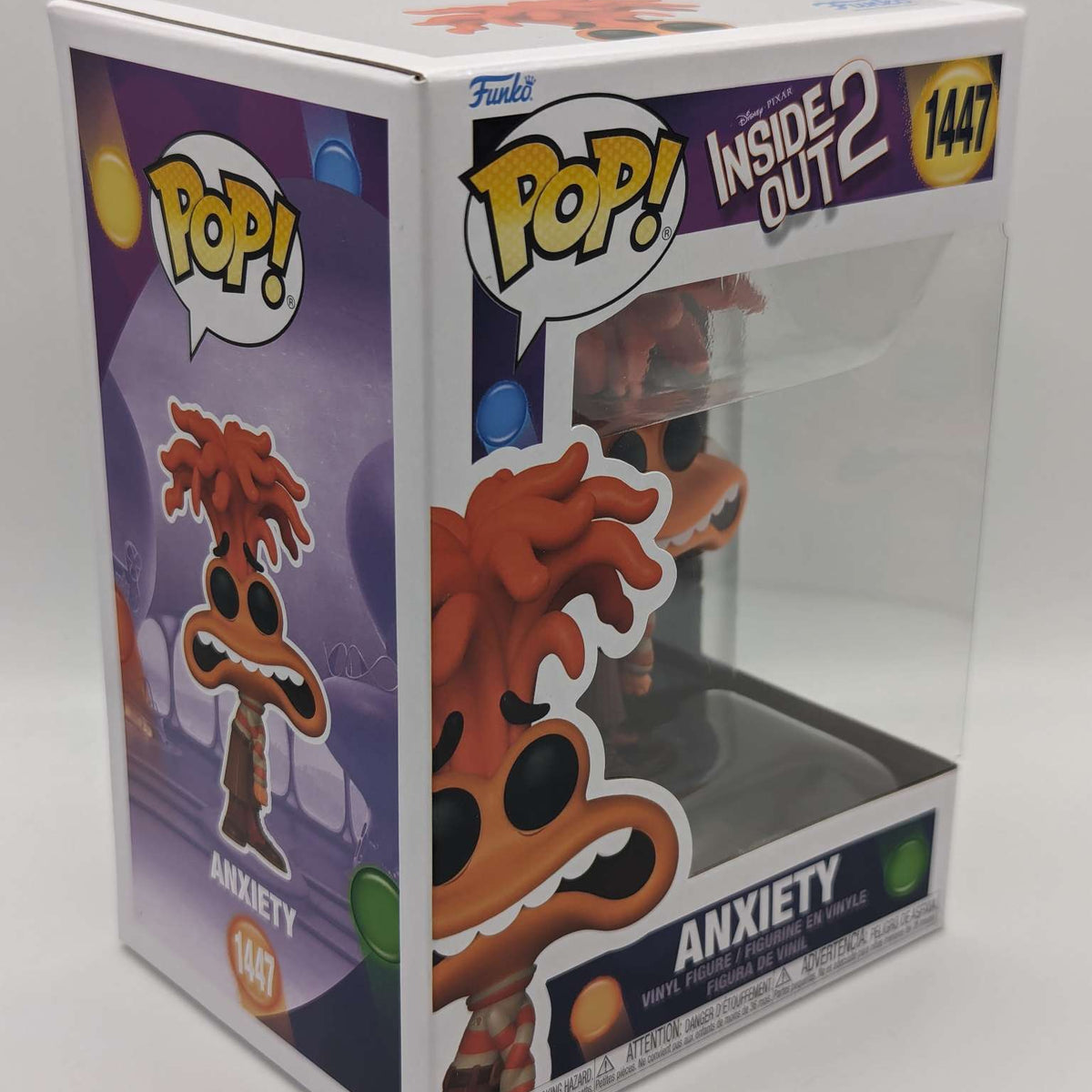 Funko Pop Disney | Inside Out 2 | Anxiety #1447 – JMToys.co.uk