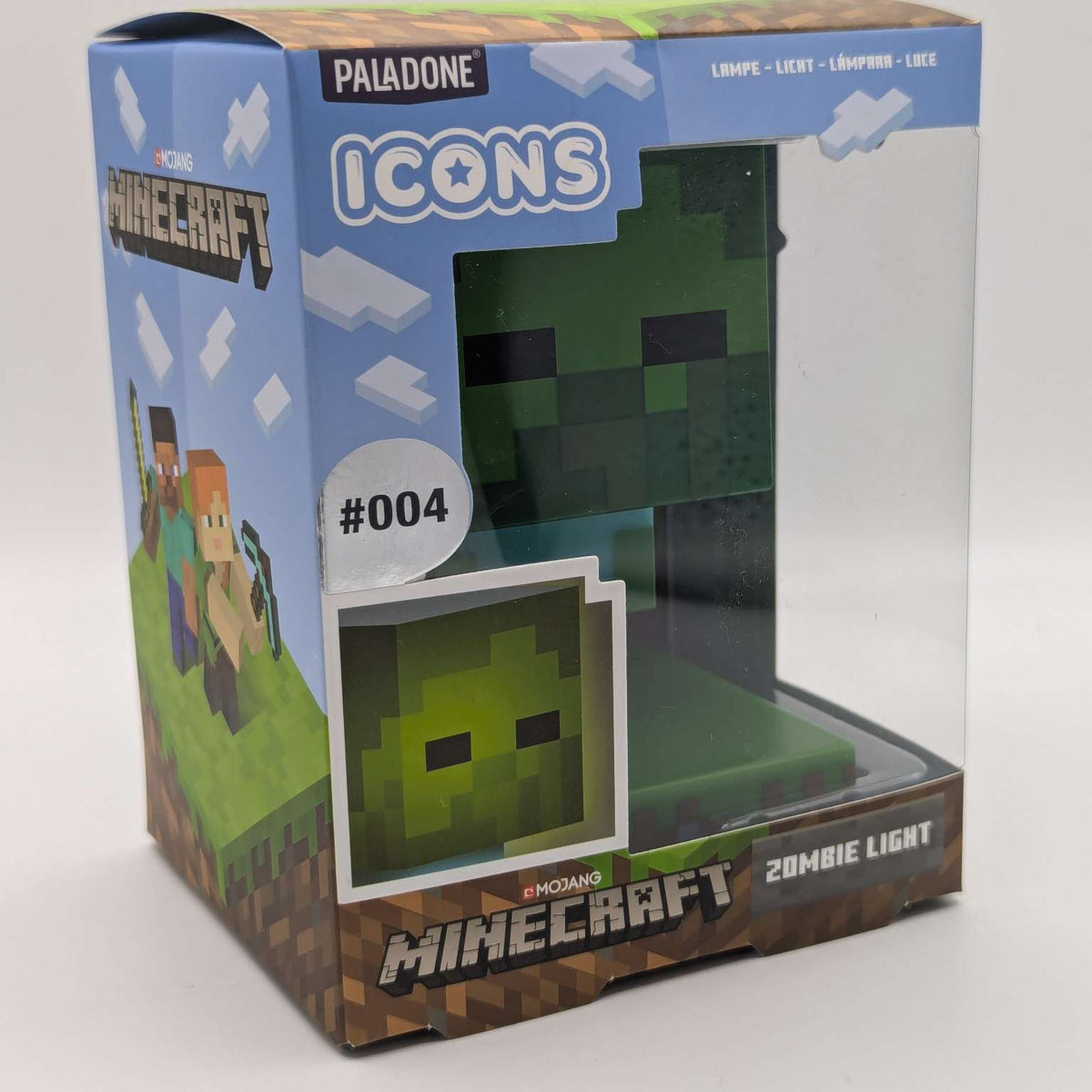 Paladone Minecraft | Zombie Icon Light | Officially Licensed – JMToys.co.uk