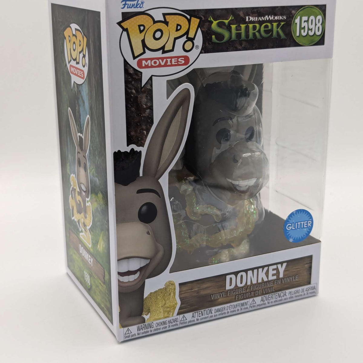 Donkey | Shrek | Funko Movies | #1598 | Glitter – JMToys.co.uk
