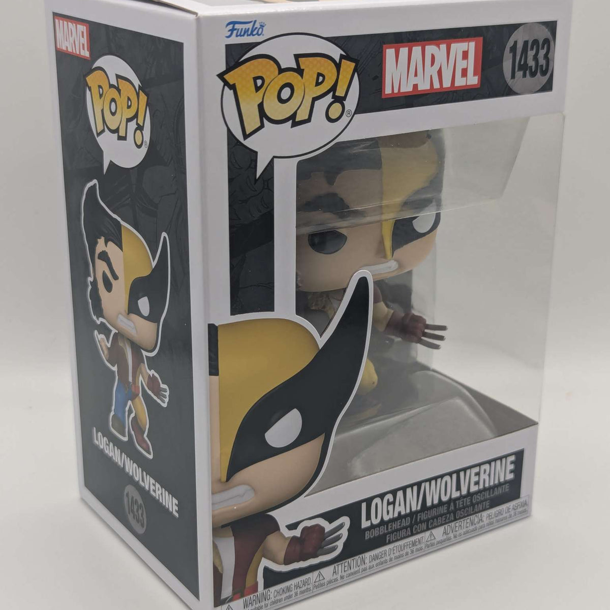 Logan / Wolverine | Split | Funko Pop Marvel | #1433 – JMToys.co.uk