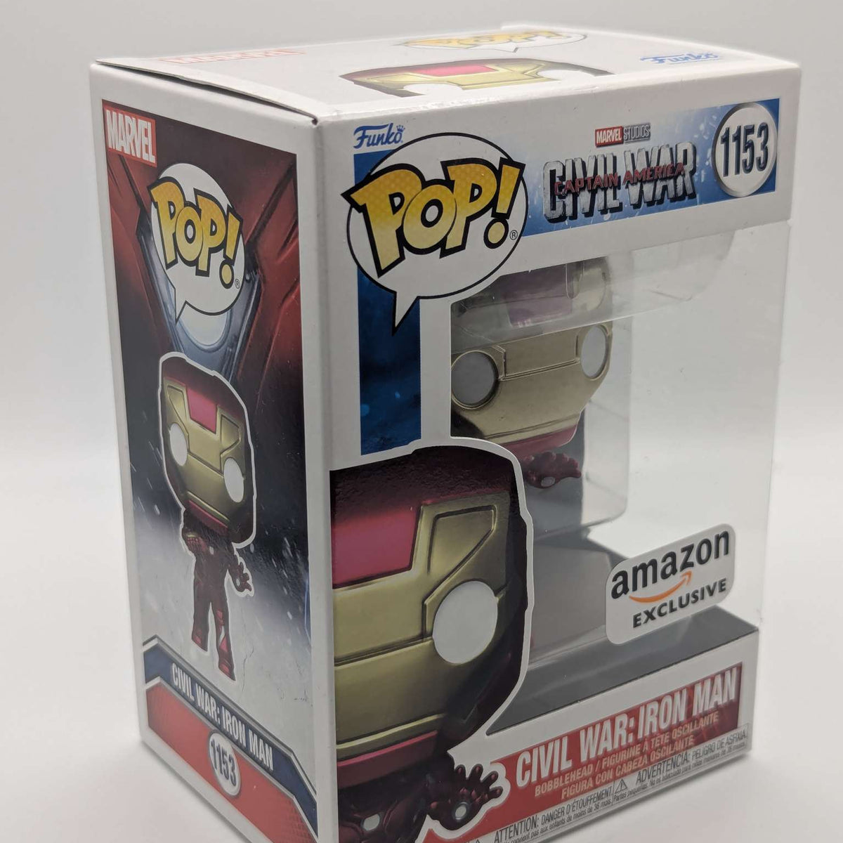 Civil War Iron Man | Captain America Civil War | Funko Pop Marvel #115 ...