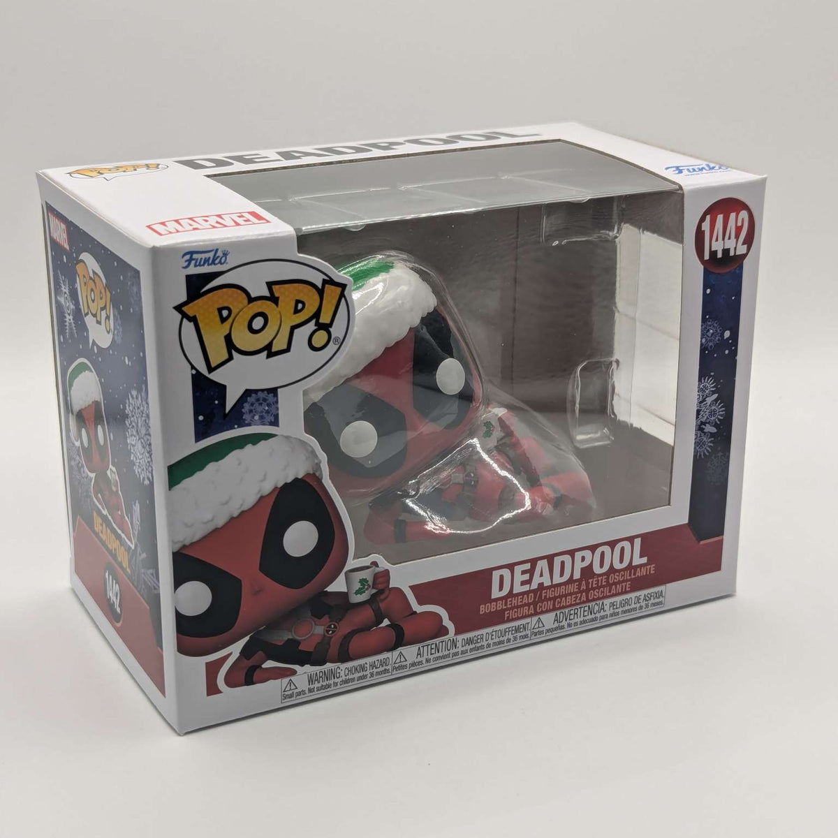 Deadpool (with Hot Cocoa) | Funko Pop Marvel Holiday #1442 – JMToys.co.uk