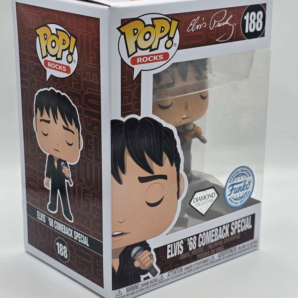 ELVIS ('68 COMEBACK SPECIAL) | Elvis Presley | Funko Pop Rocks | Diamo ...