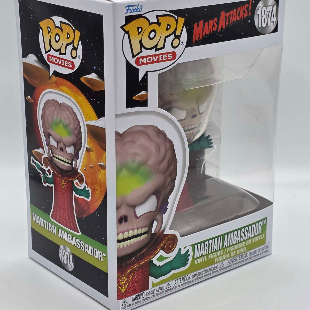 MARTIAN AMBASSADOR | Mars Attacks | Funko Pop Movies #1874 – JMToys.co.uk
