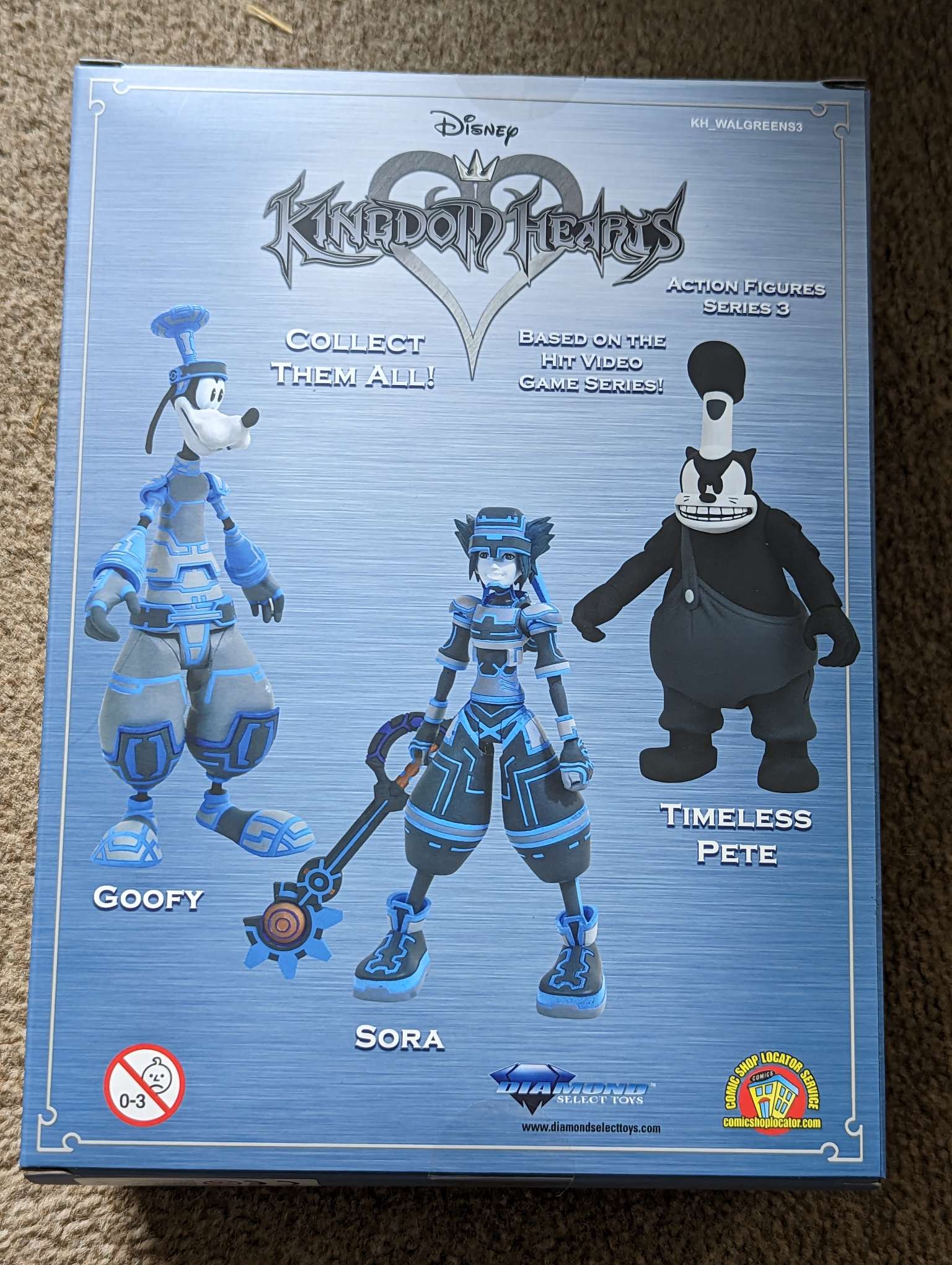 Disney Kingdom Hearts Timeless Pete Action Figure Diamond Select
