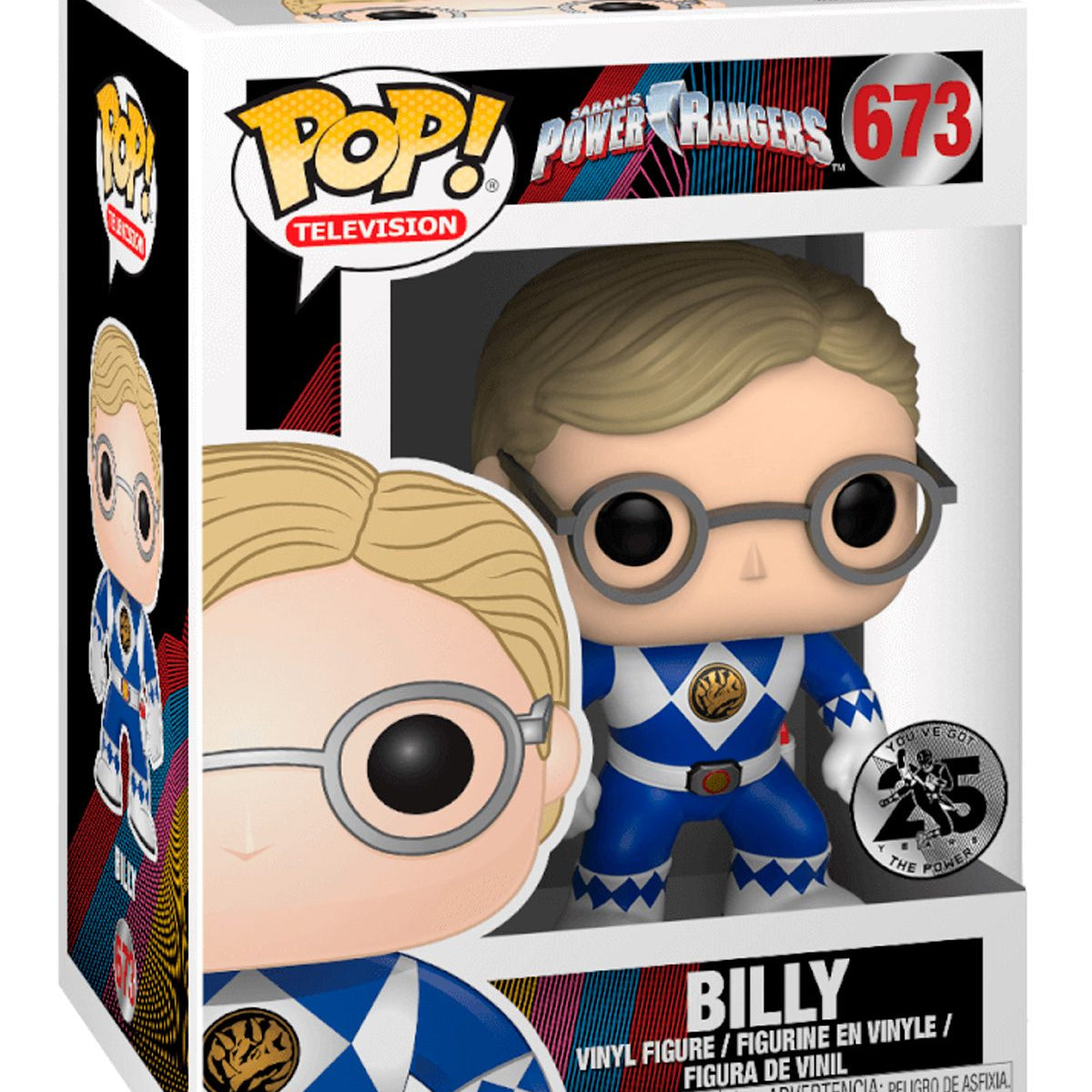 Funko Pop Television | Power Rangers | Billy Blue Ranger #673 – JMToys ...