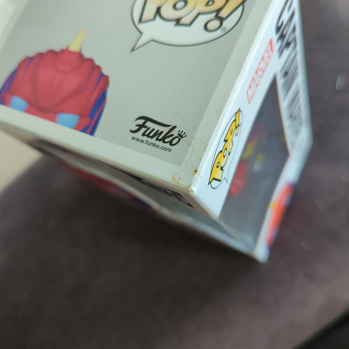 Damaged Box Funko Pop Marvel - Avengers MechStrike - Captain Marvel #8 ...
