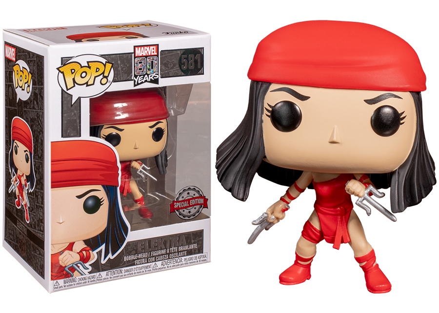 Funko Pop Marvel 80 Years - Elektra #581 - Special Edition – JMToys.co.uk