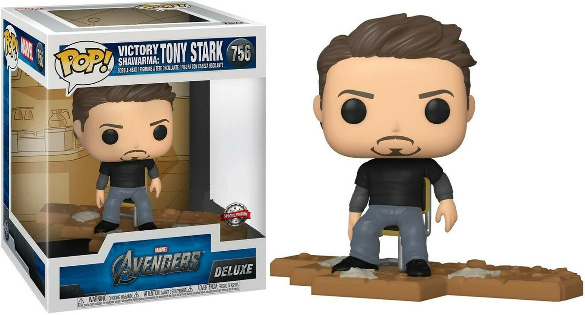 Funko Pop Marvel - Avengers - Tony Stark Victory Shawarma #756 Special ...